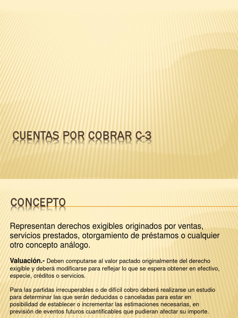 Cuentas Por Cobrar C-3 | PDF | Bancos | Factoring (Finanzas)