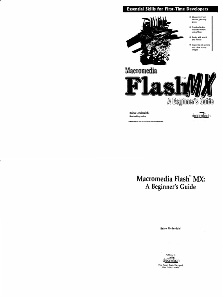 Flash Beginners Guide | Adobe Flash | Action Script