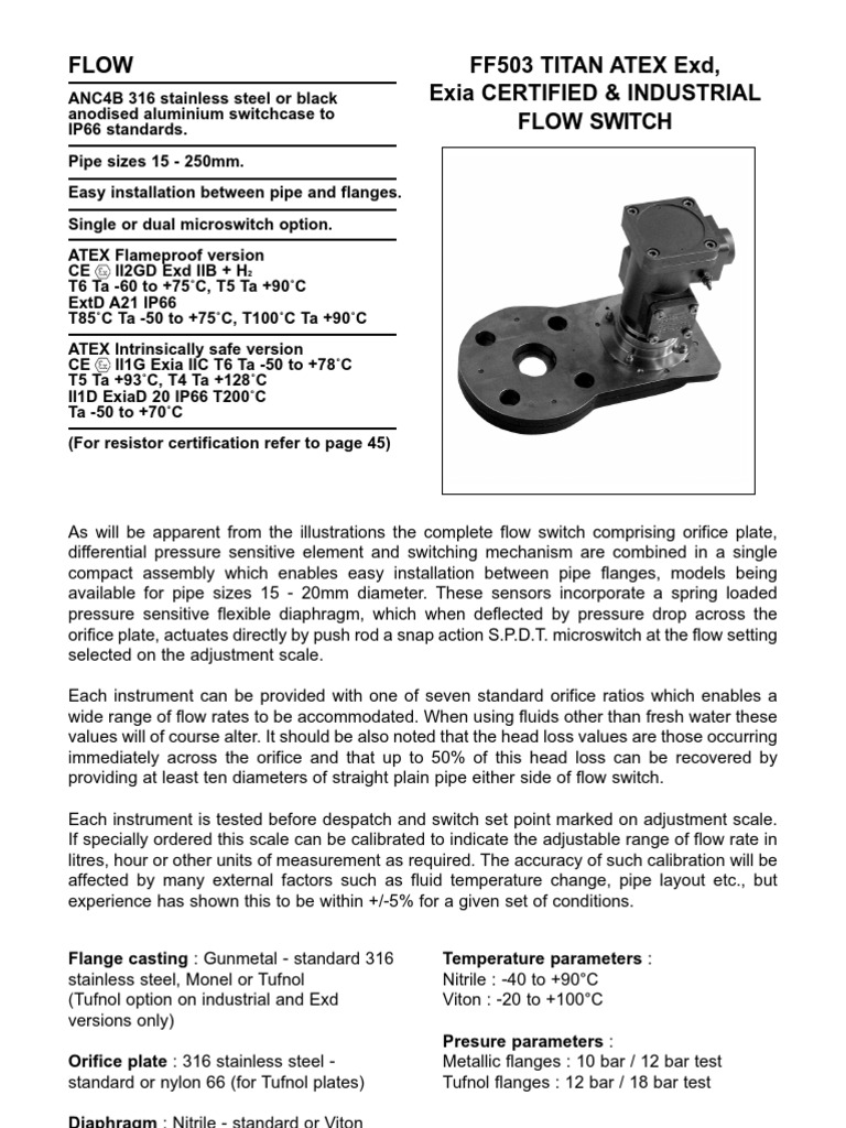 661 Data Sheet | Download Free PDF | Switch | Pipe (Fluid Conveyance)