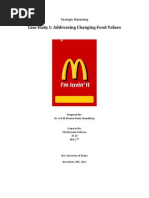 Mcdonald Case Study | PDF | Mc Donald's | Hamburgers