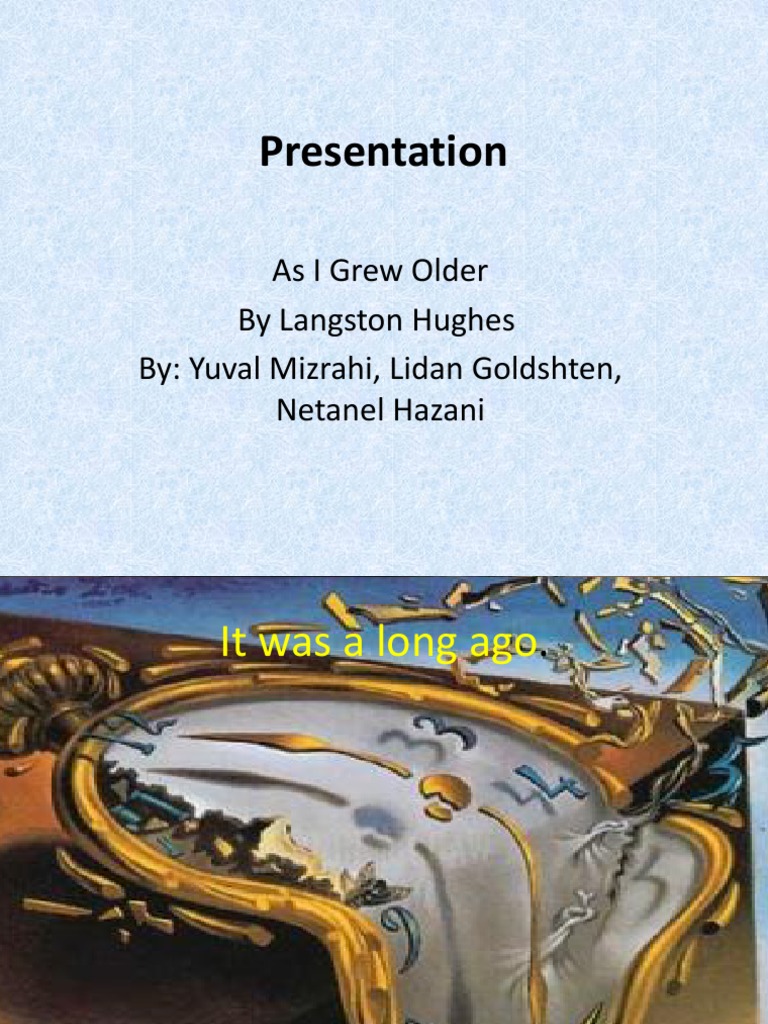 As I Grew Older | PDF
