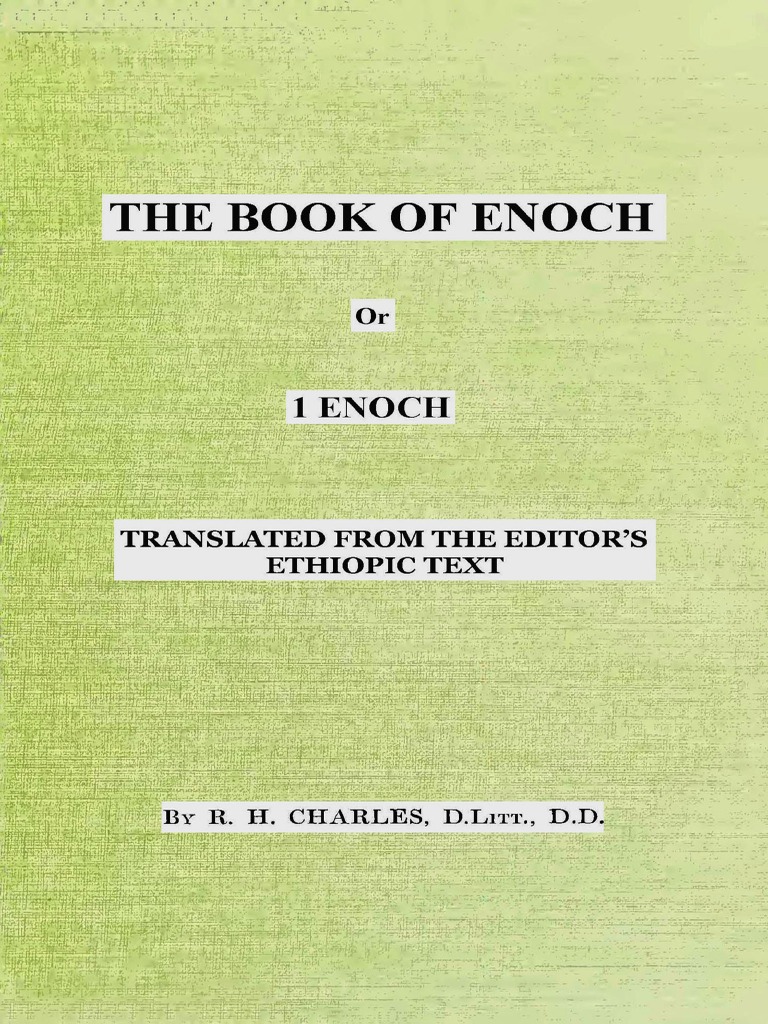 The Book of Enoch R. H. Charles | PDF | Book Of Enoch | Enoch (Ancestor ...