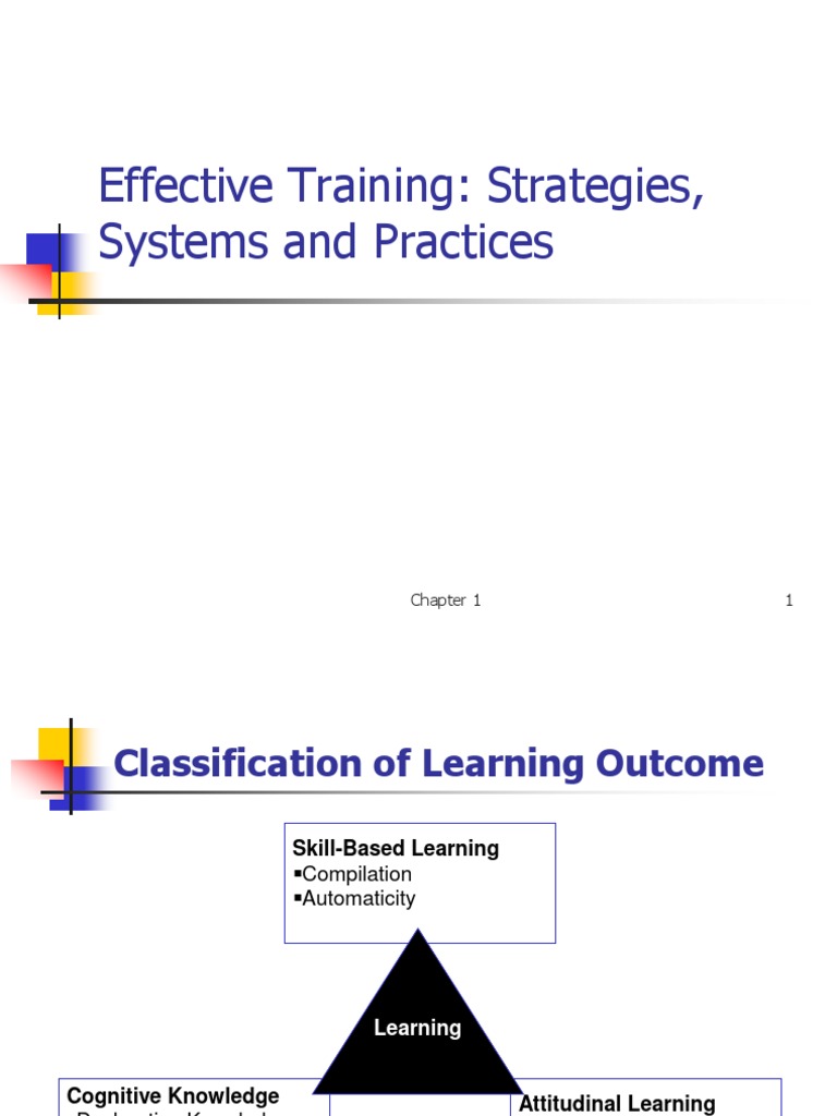 Effective Training Strategy