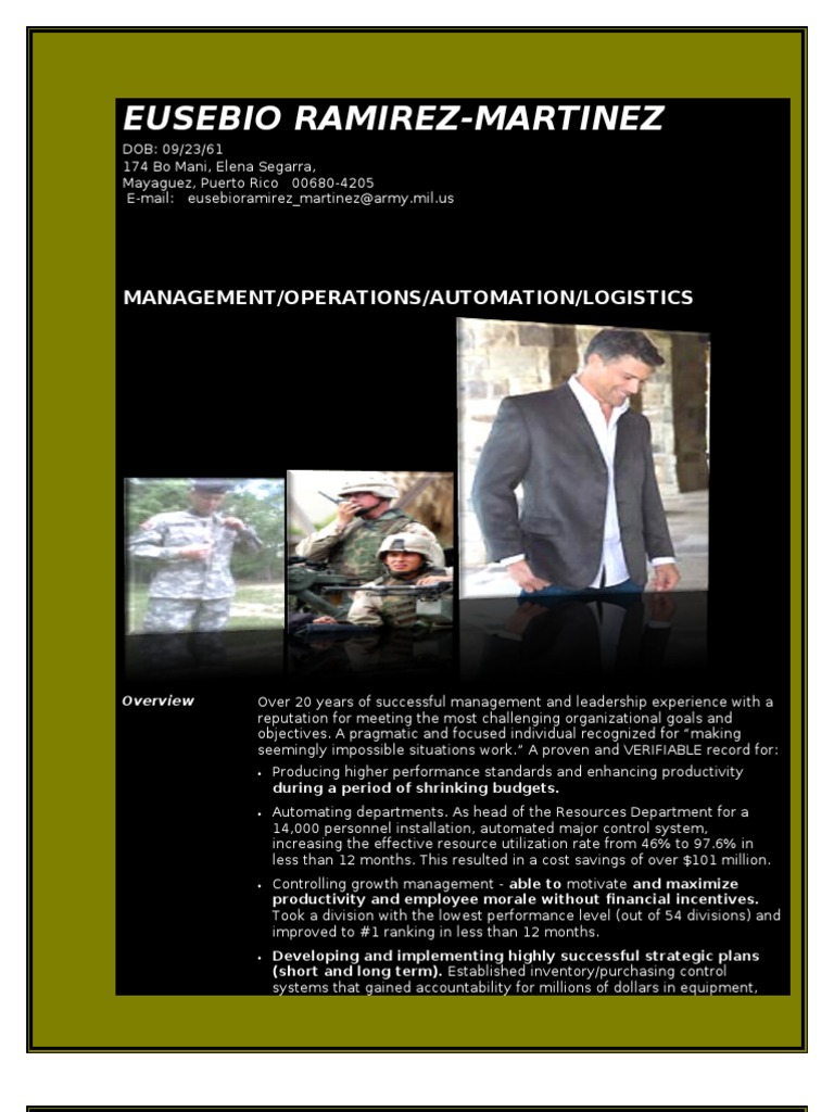 Eusebio Ramirez-Martinez | PDF | Battalion | Command And Control