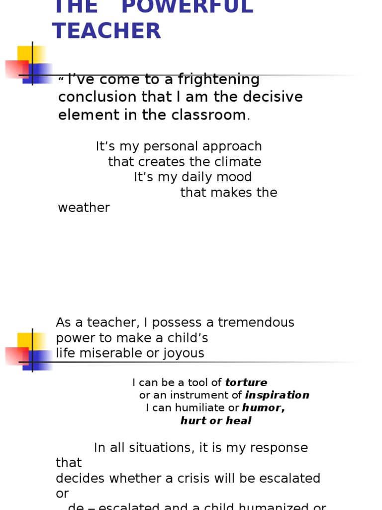 The Powerful Teacher | PDF | Schema (Psychology) | Memory