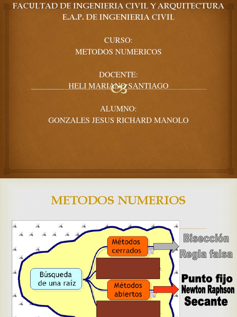 Metodos Cerrados | PDF | Análisis numérico | Algoritmos Metodos Cerrados | PDF | Análisis numérico | Algoritmos