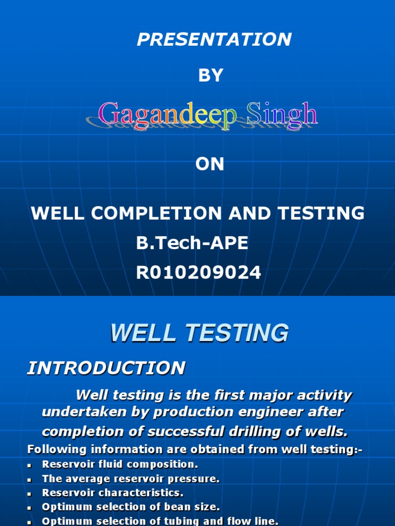 Well Completion | PDF