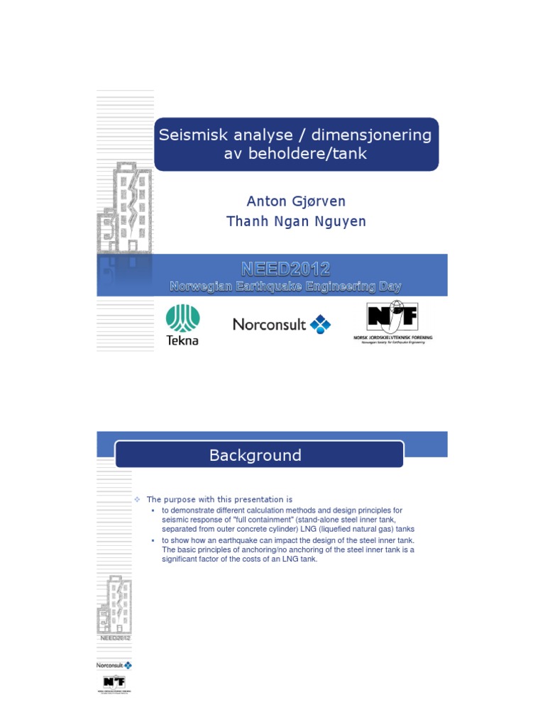 Design Seismic LNG Tanks | PDF | Stress (Mechanics) | Deformation ...