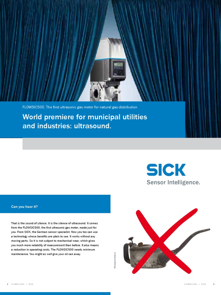 Broschure FLOWSIC500 en | PDF | Ultrasound | Reliability Engineering