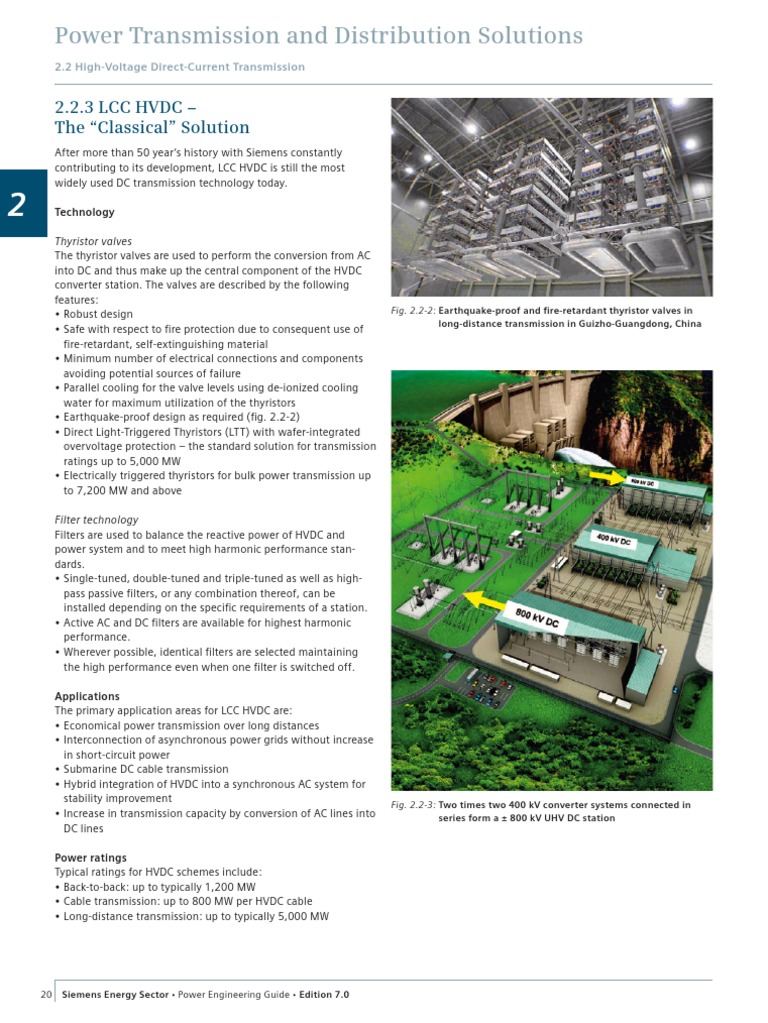 Siemens Power Engineering Guide 7E 20 | PDF | High Voltage Direct ...