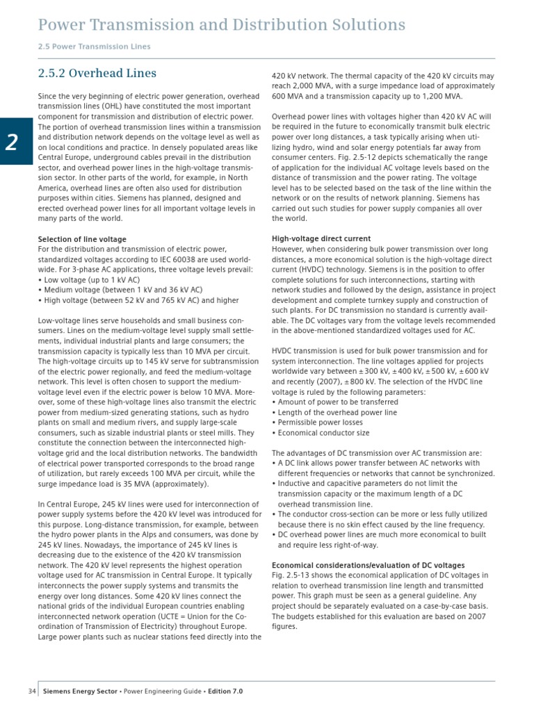 Siemens Power Engineering Guide 7E 34 | PDF | Electric Power ...