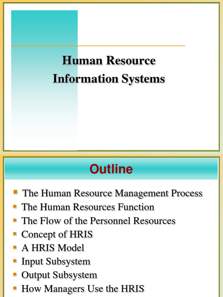 Human Resource Information Systems Overview | PDF