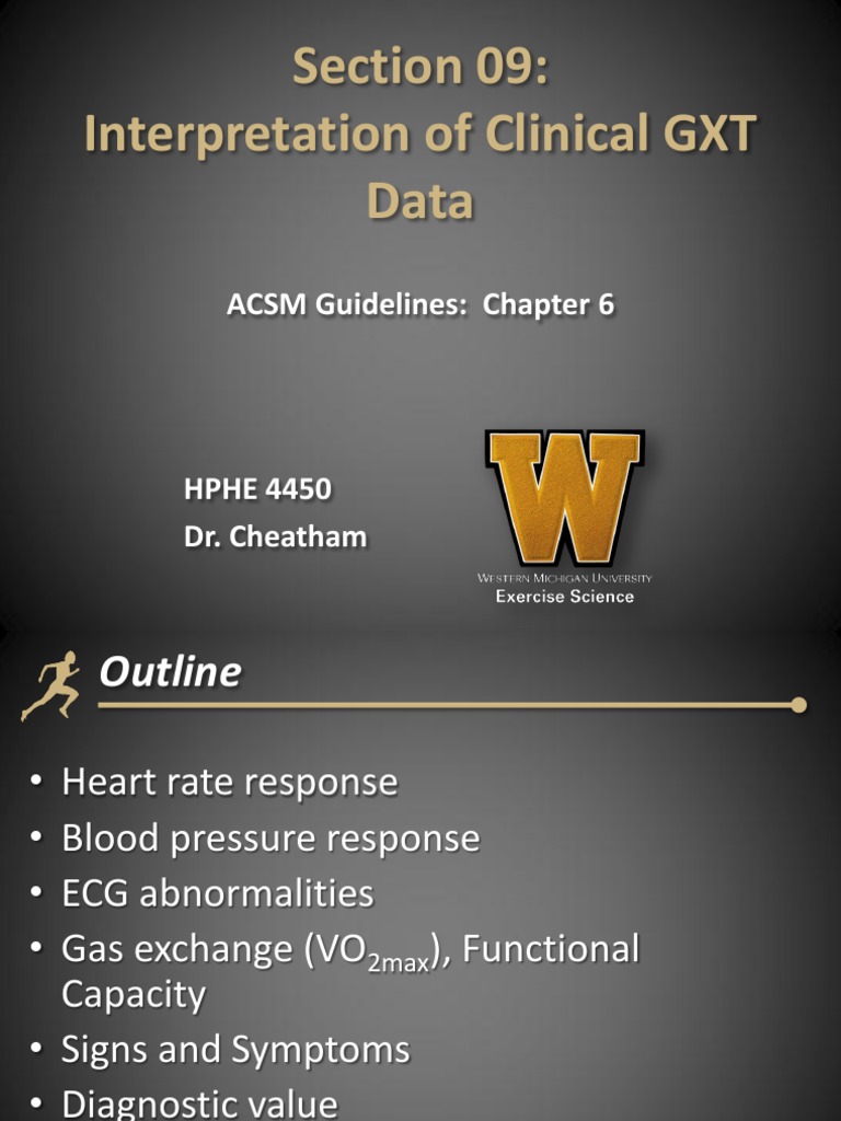 HPHE 4450: Section 09 - Interpreting Clinical GXT Data | PDF ...