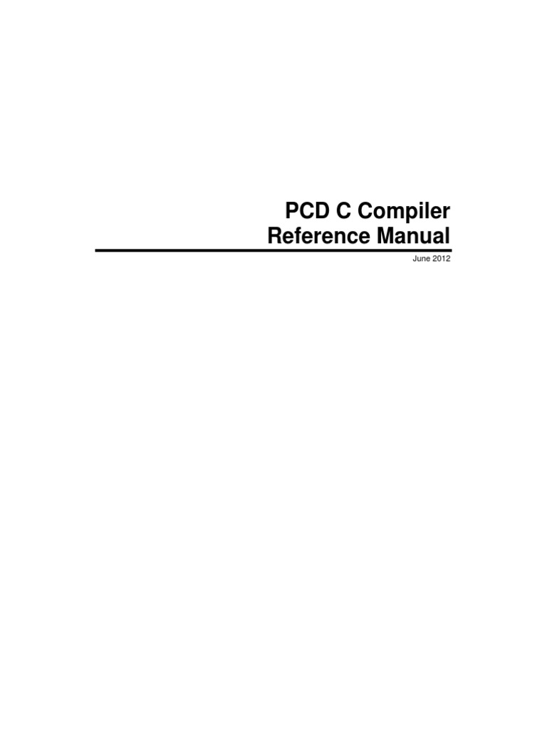 P CD Reference Manual | PDF