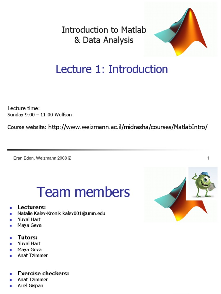 Introduction To Matlab | PDF | Reserved Word | Matlab