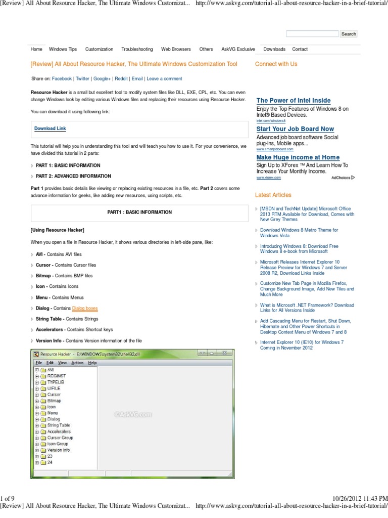 The Ultimate Windows Customization Tool - Tweaking With Vishal | PDF ...