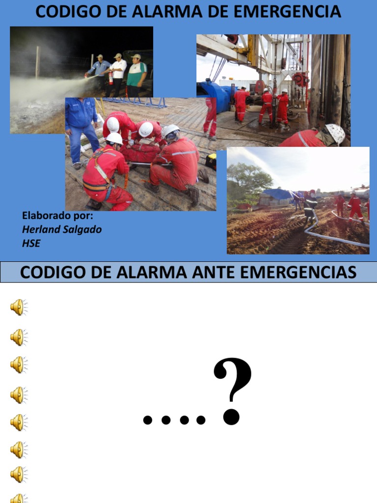 Codigo de Alarma Ante Emergencias | PDF