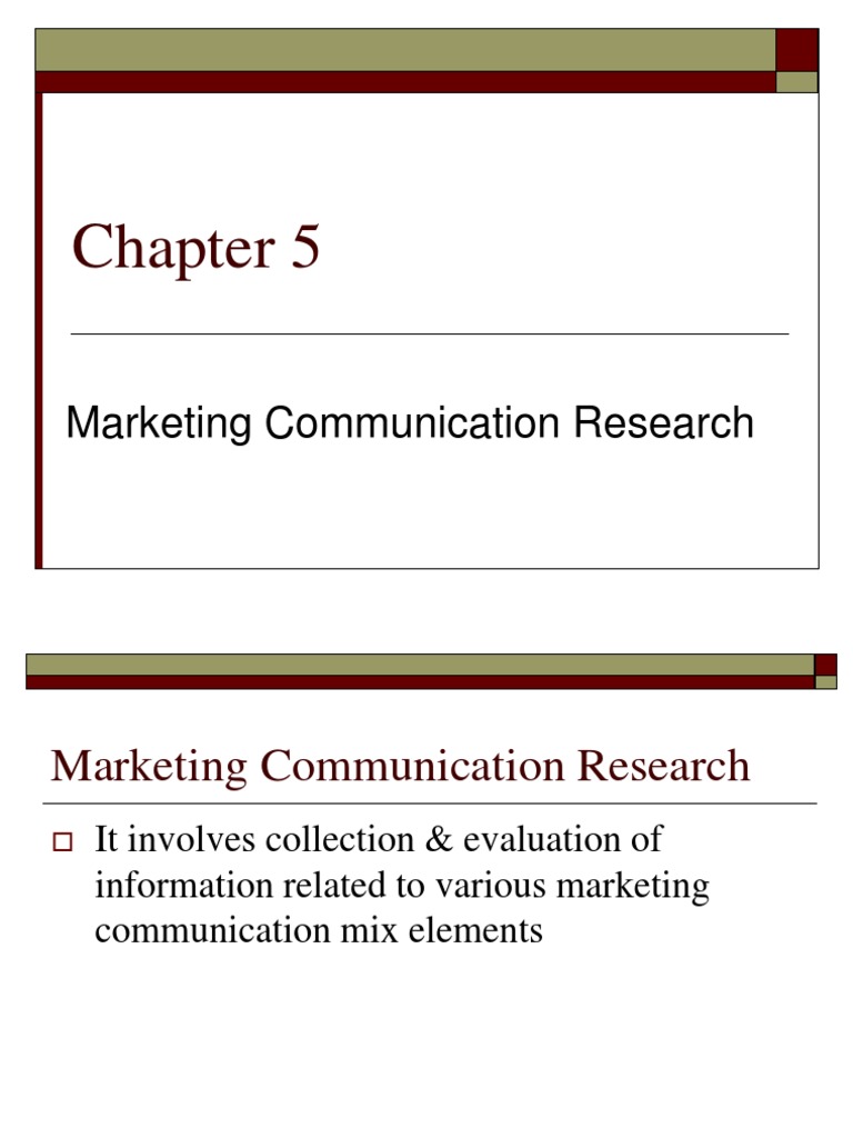 Marketing Communication Research | PDF | Marketing Communications ...