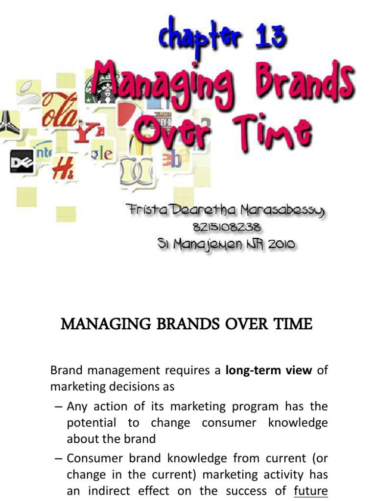 Frista - PPT Chapter 13 Managing Brands Over Time | PDF | Brand | Marketing