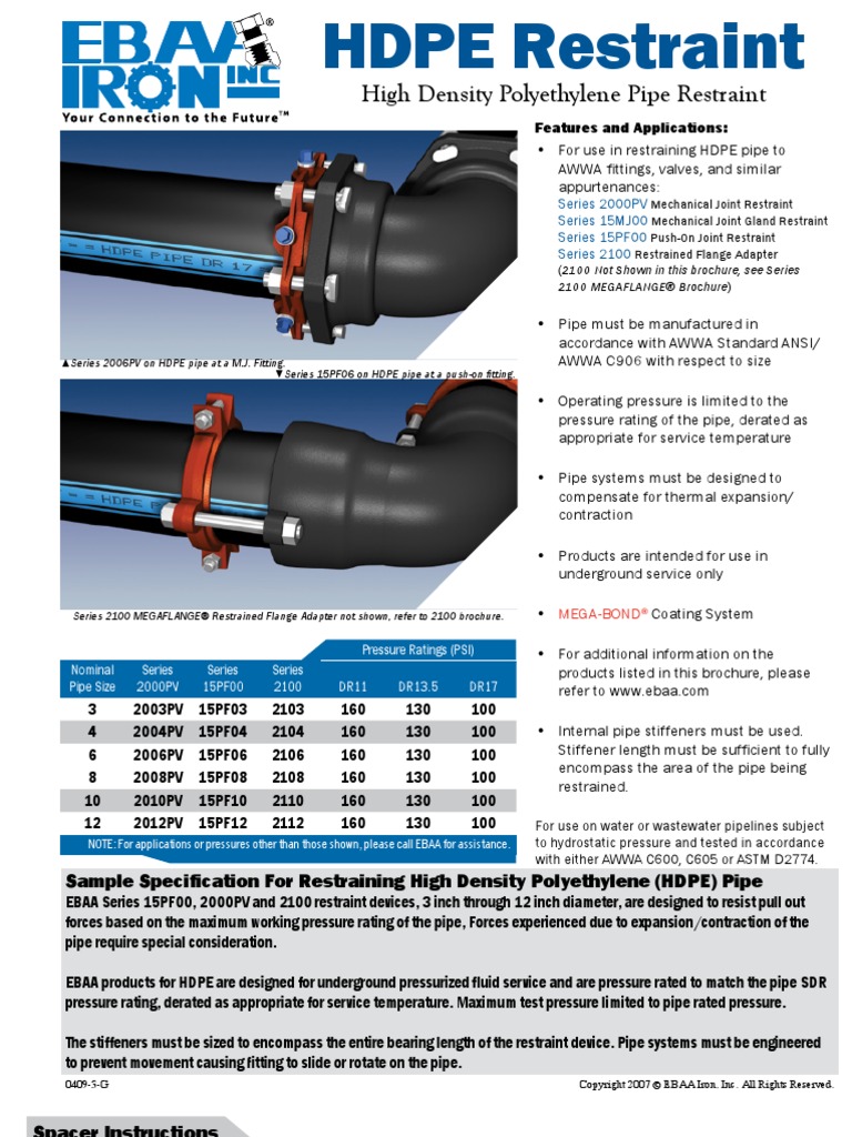 Brochure.hdpe | Pipe (Fluid Conveyance) | Screw