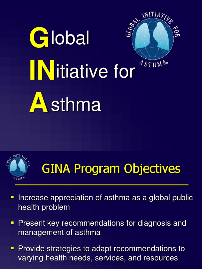 GINA - Global initiative for Asthma | Asthma | Preventive Healthcare