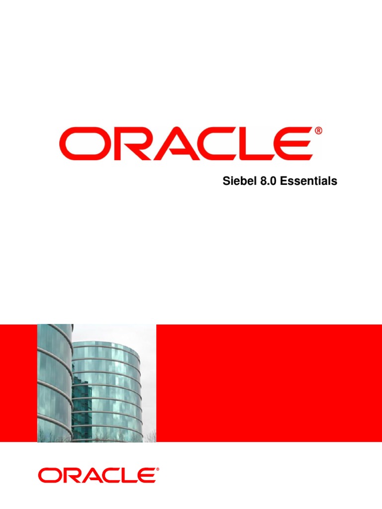 Siebel CRM Applications Overview | PDF | Customer Relationship ...