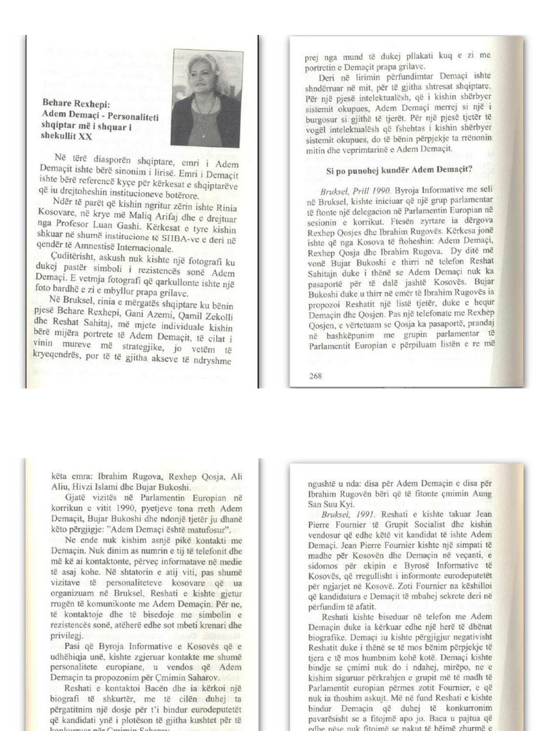 Adem Demaçi - Personaliteti Shqiptar Më I Shquar I Shekullit XX ...