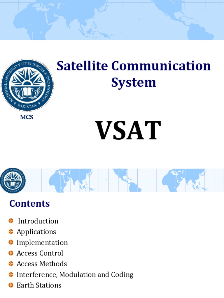 VSAT | PDF | Very Small Aperture Terminal | Antenna (Radio)