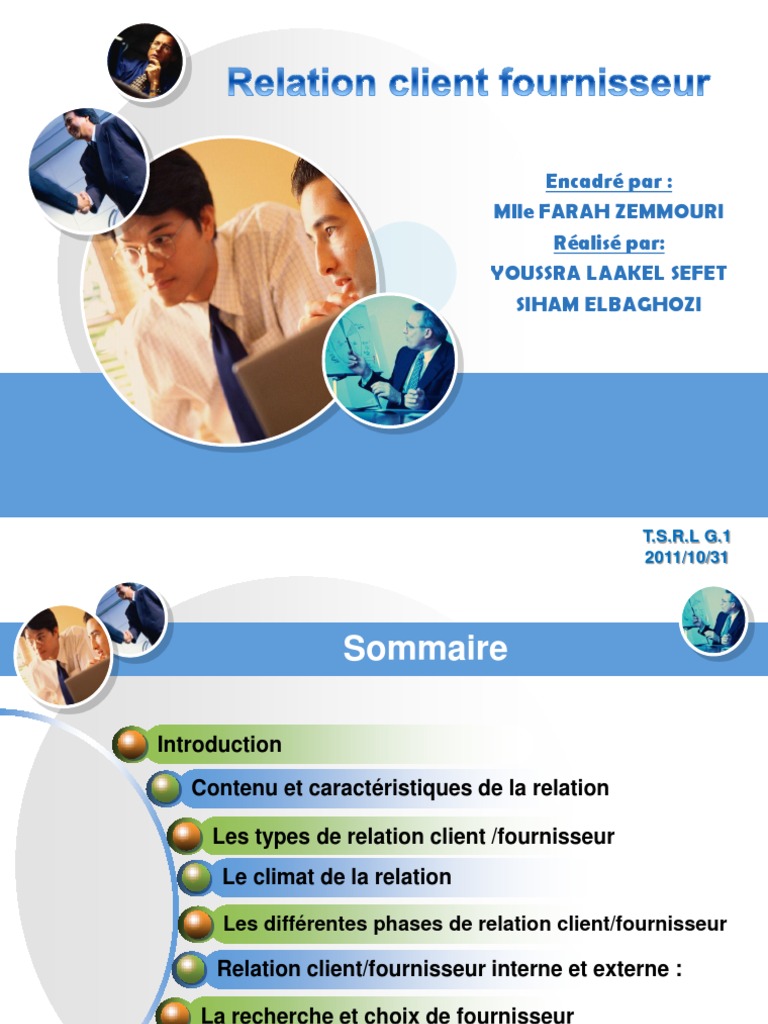 Relation Client-Fournisseur. | PDF | Échange électronique de données ...