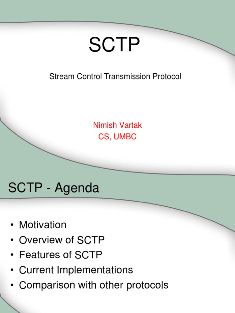 SCTP Protocol | PDF | Transmission Control Protocol | Network Protocols