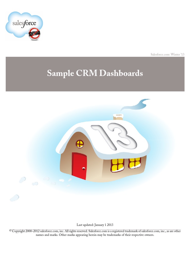 Salesforce Dashboard Samples | PDF | Salesforce.Com | Sales