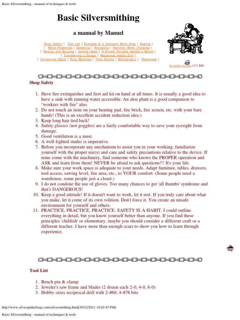 Basic Silver Smithing | PDF | Soldering | Solder