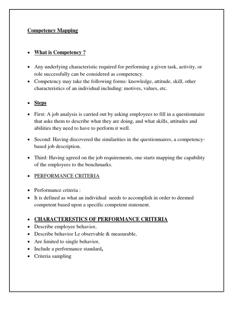 Competency Report | PDF | Competence (Human Resources) | Sampling ...