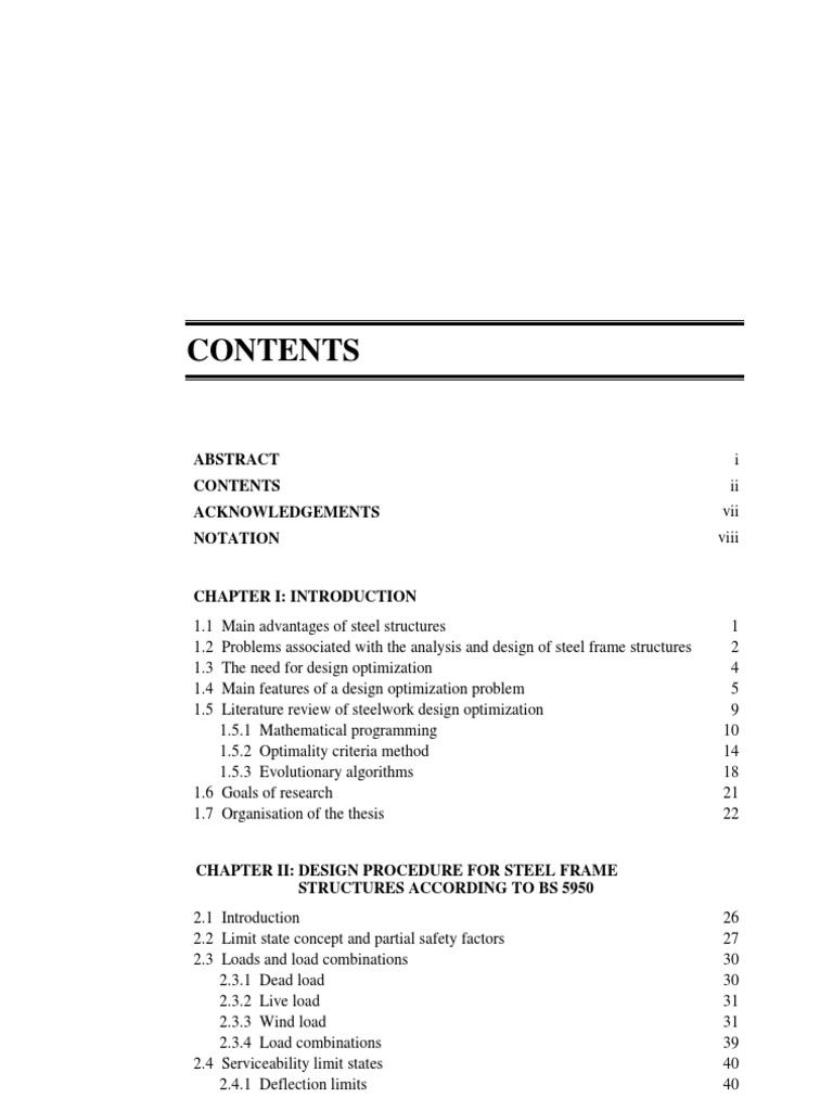 Acknowledgements Notation | PDF | Mathematical Optimization | Buckling