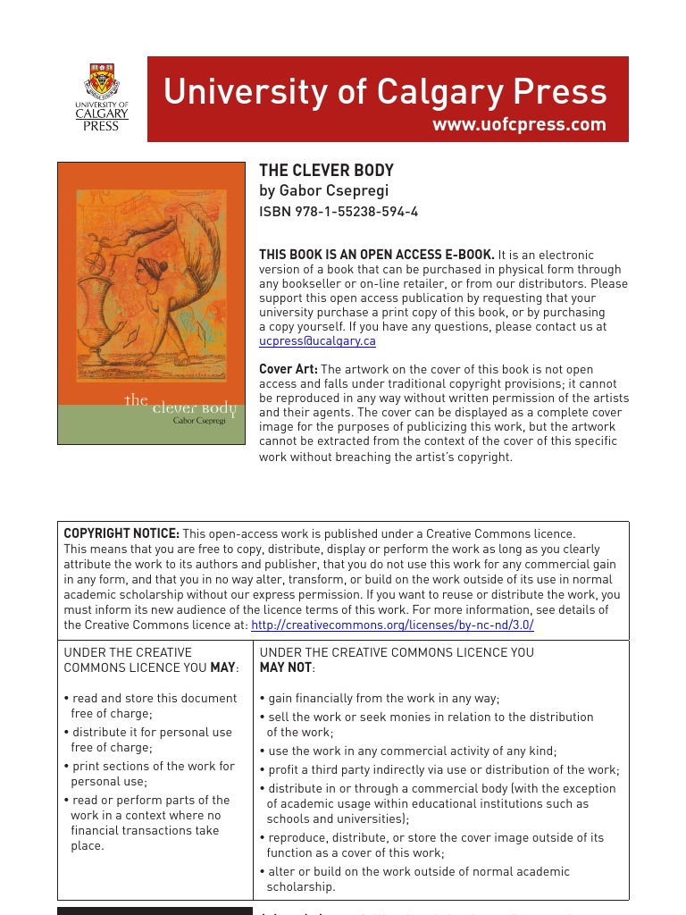 Clever Body | PDF | Consciousness | Perception