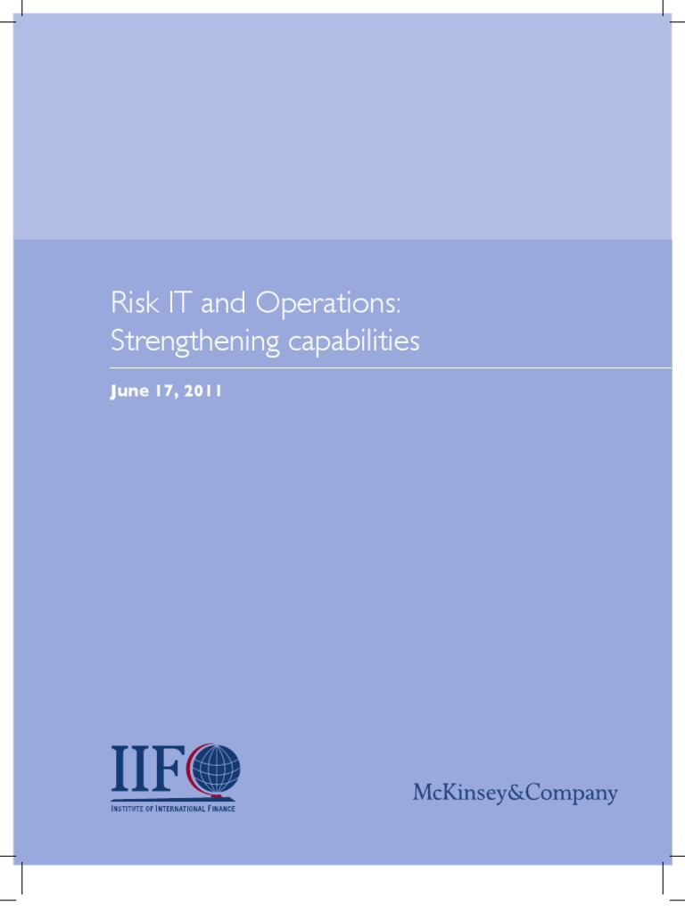 IIF Report | PDF | Macroprudential Regulation | Risk