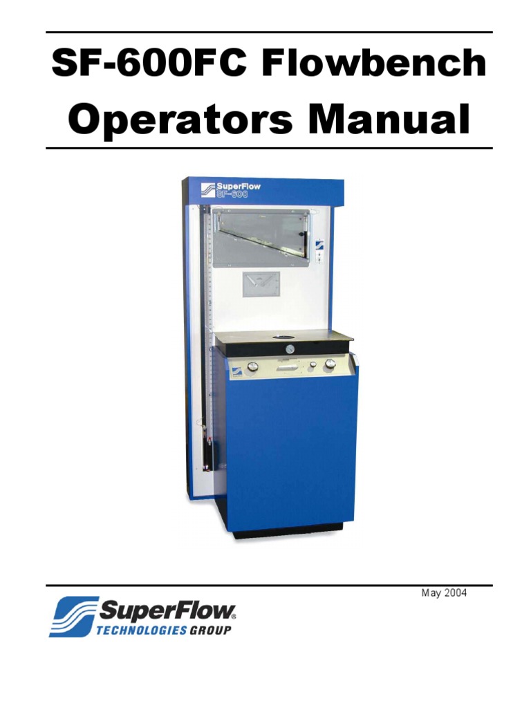 SF600 Operation Manual 2009 | PDF | Valve | Usb