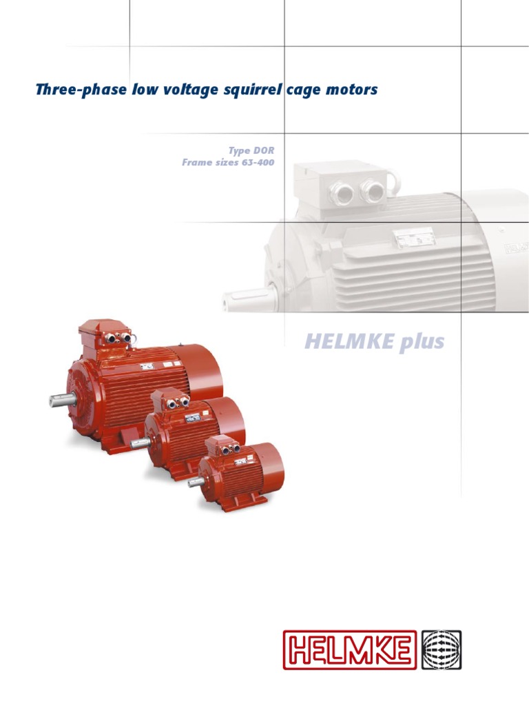 HELMKE Plus: Three-Phase Low Voltage Squirrel Cage Motors | PDF ...