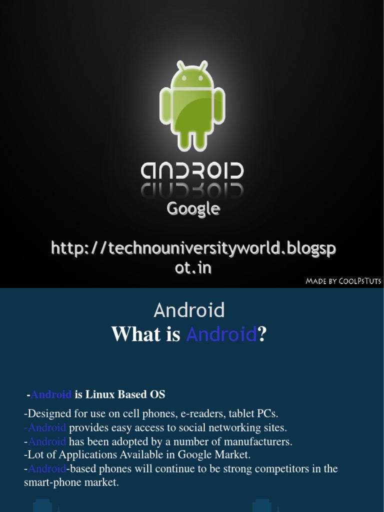 Android | PDF | Android (Operating System) | Google Play