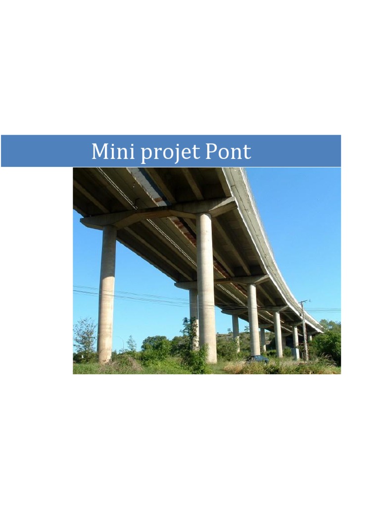 rapport PONT | Pont | Ingénierie