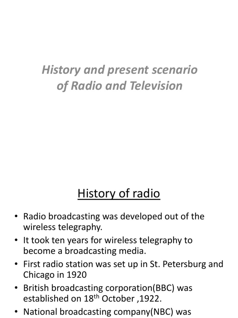 Evolution of Radio and TV in India | PDF | Broadcasting | Public Sphere
