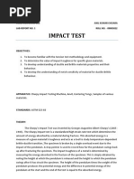 Hardness Test (Lab Report) | PDF | Hardness | Alloy