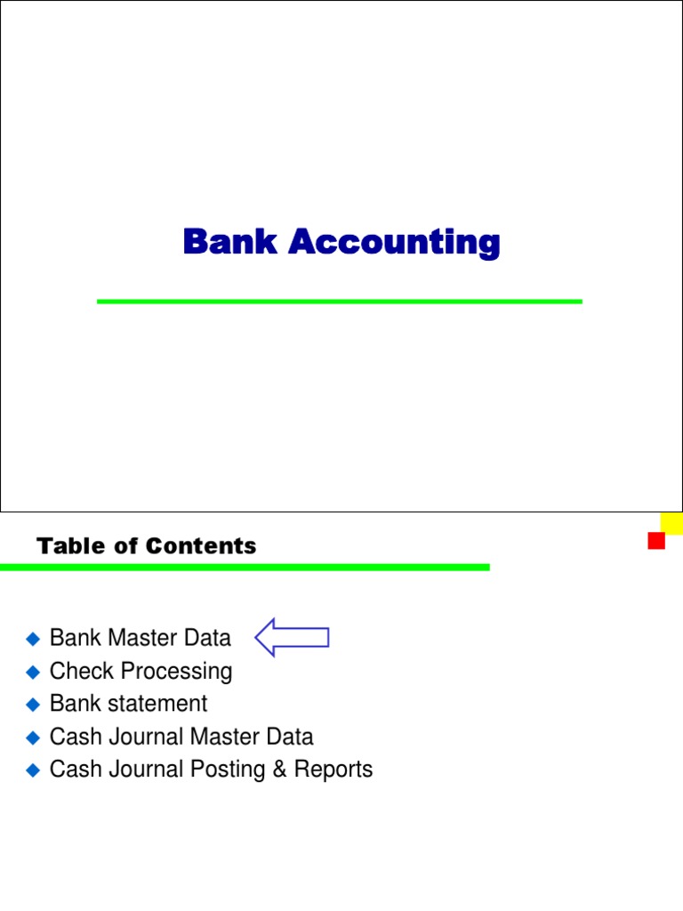 SAP Bank Configuration | PDF | Cheque | Banks