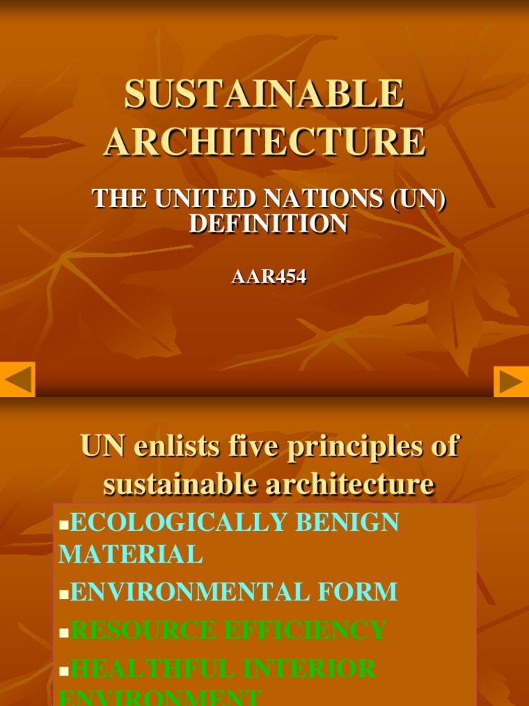 Sustainable Architecture | PDF | Window | Roof
