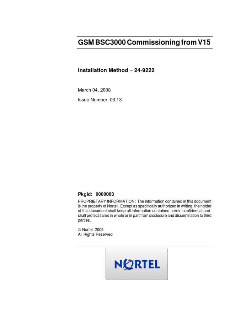 NORTEL BSC3000 V15 - Rel3.13 | PDF | Internet Explorer | Java (Programming Language)
