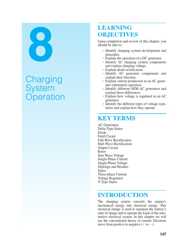 Learning Objectives | PDF | Electric Generator | Rectifier