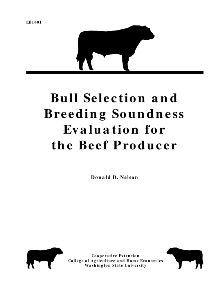 BSE For Cattle | PDF | Reproduction | Wellness