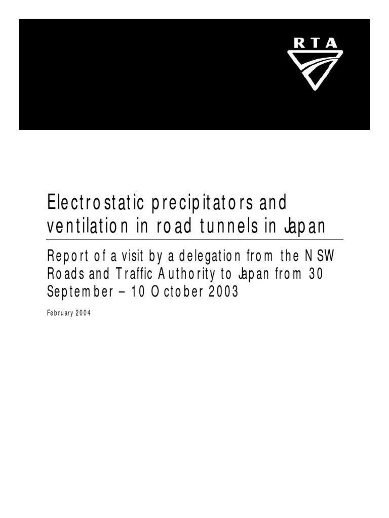 Japan Road Tunnel Ventilation Insights | PDF | Nitrogen Dioxide | Air ...