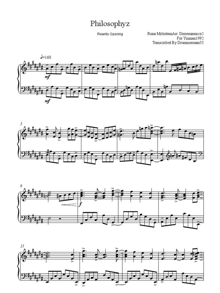 Philosophyz - Rewrite Opening | PDF