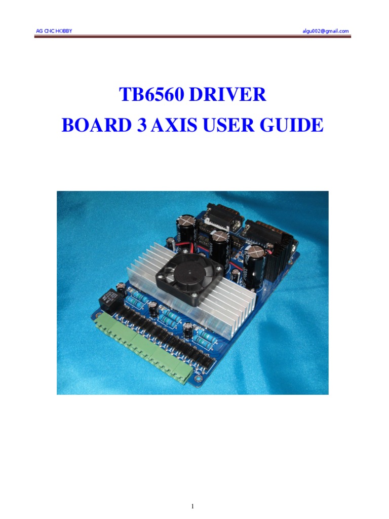 Manual TB6560 | PDF | Numerical Control | Manufactured Goods
